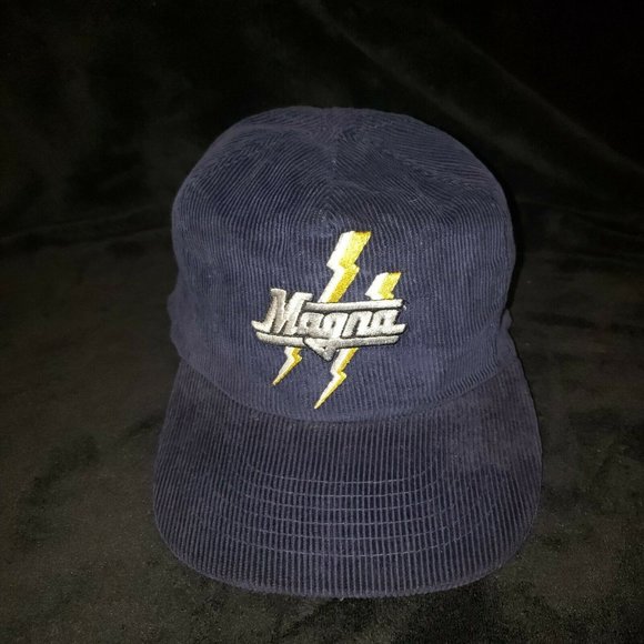 Magna | Accessories | Vintage Magnapower Electronics Snapback Hat Blue ...
